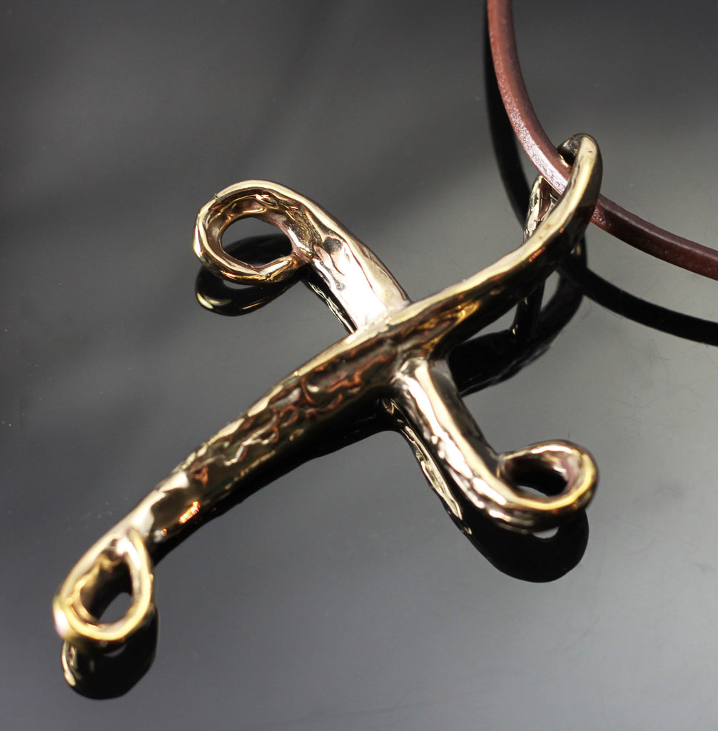 Bronze Mermaid Cross-BRP1044 – Anisa Jewelry