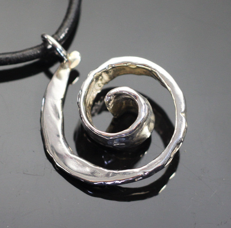 Lg Spiral Pendant-P1023 – Anisa Jewelry